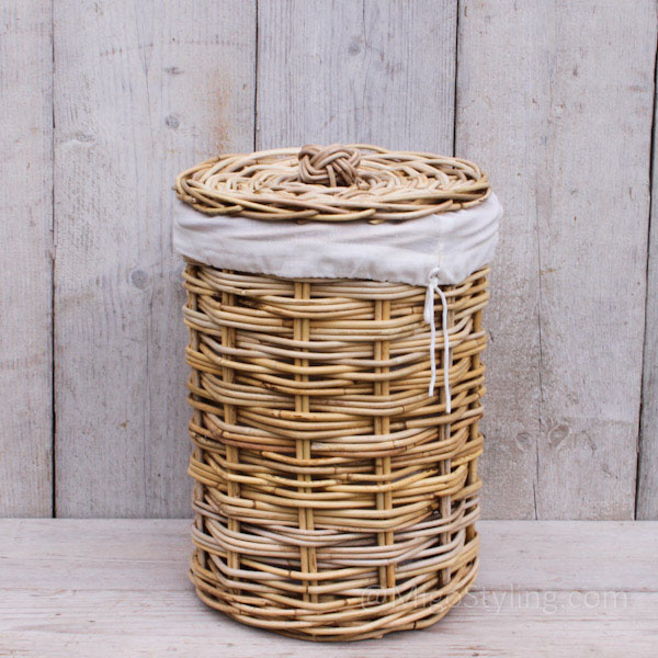 Wasmand rond met binnenzak 28cm naturel? Bestel online - MigoStyling