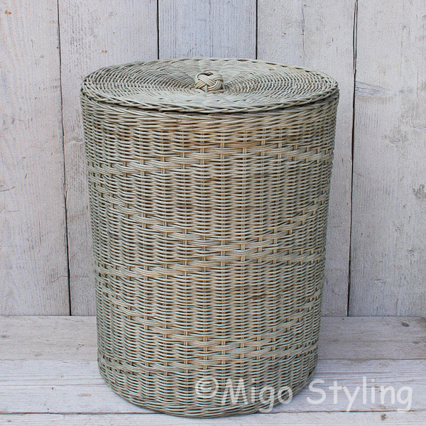Wasmand rond pitriet met binnenzak Dia 45cm? Bestel online - MigoStyling